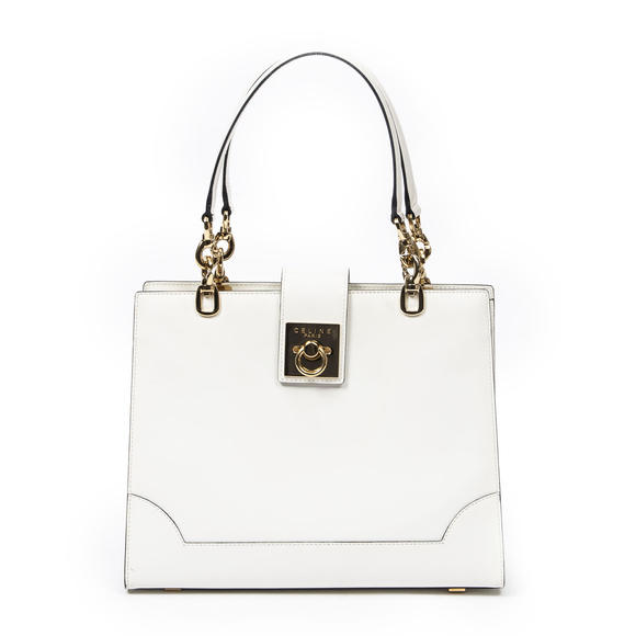 Celine | Bags | Celine Gancini Lock Square Tote | Poshmark